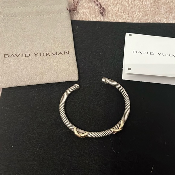 David Yurman | Jewelry | David Yurman Sterling And 4k Two Toned Double ...